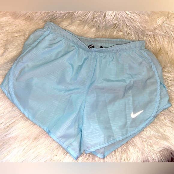 Nike | Shorts | Nike Light Blue Athletic Shorts | Poshmark